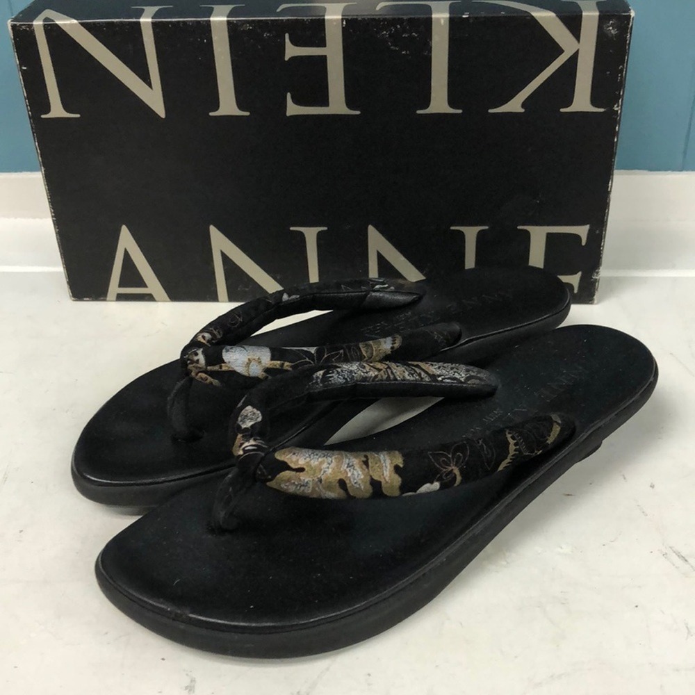 Anne Klein Geisha Sumo Style Sandals Women's Size 8 B… - Gem